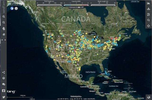 Wind Turbine Farm Map How Many Wind Farms Are In The Works For The