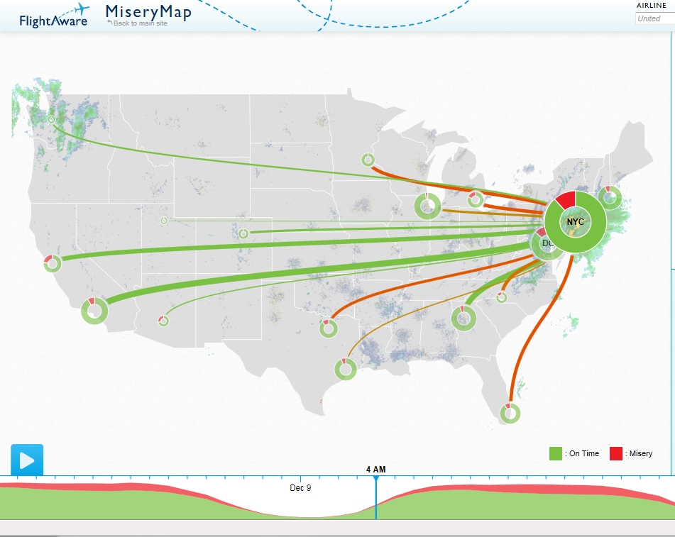 Flight Aware’s Misery Map | SoCalGIS.org