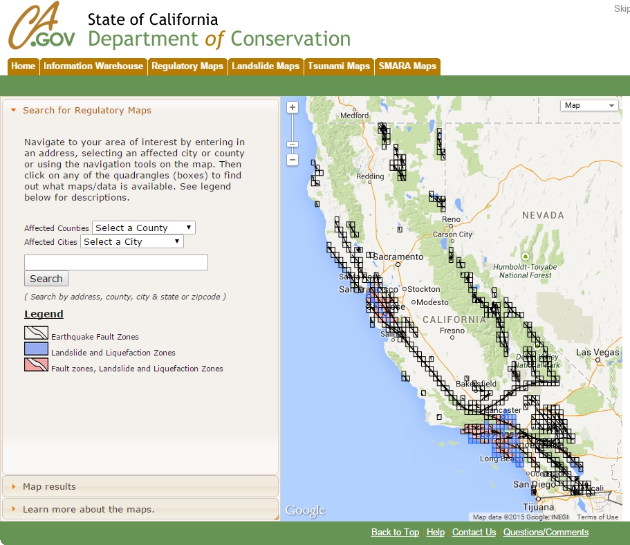 California Seismic Hazards Zonation Program | SoCalGIS.org