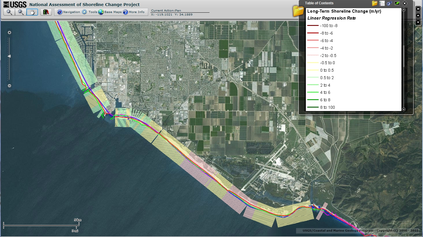 National Assessment of Shoreline Change | SoCalGIS.org