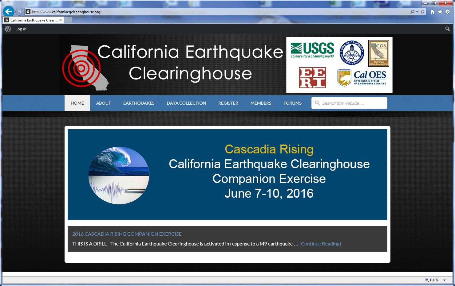 California Earthquake Clearinghouse | SoCalGIS.org