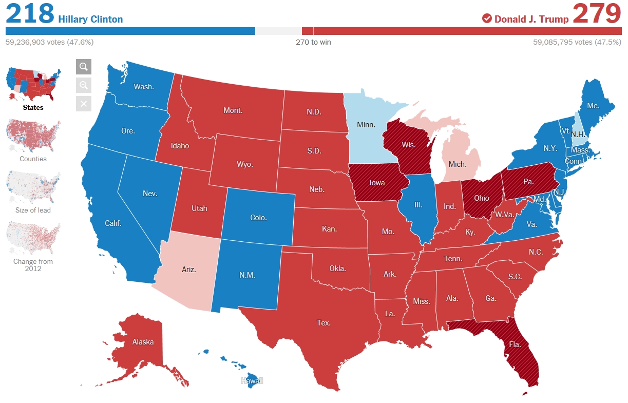 2016 Election Results Map | SoCalGIS.org