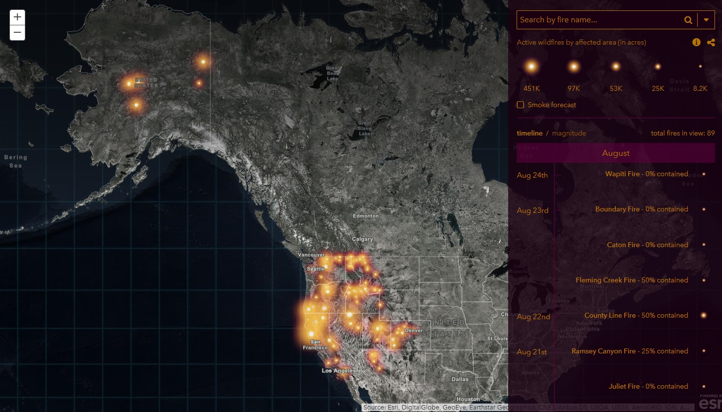 Tech Behind Wildfire Story Map | SoCalGIS.org