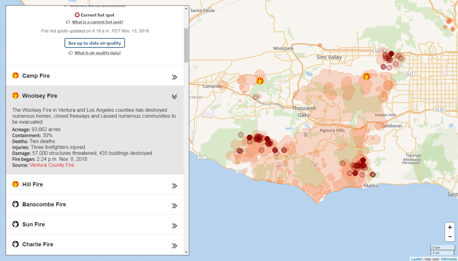 California Fire Tracker | SoCalGIS.org