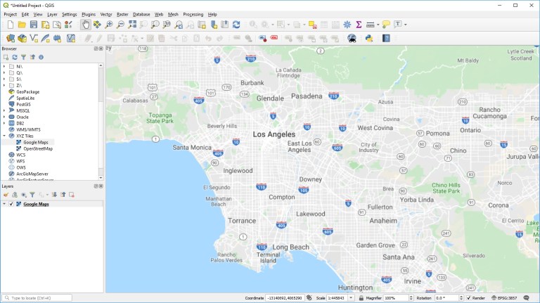 Add Google Maps to QGIS 3 | SoCalGIS.org