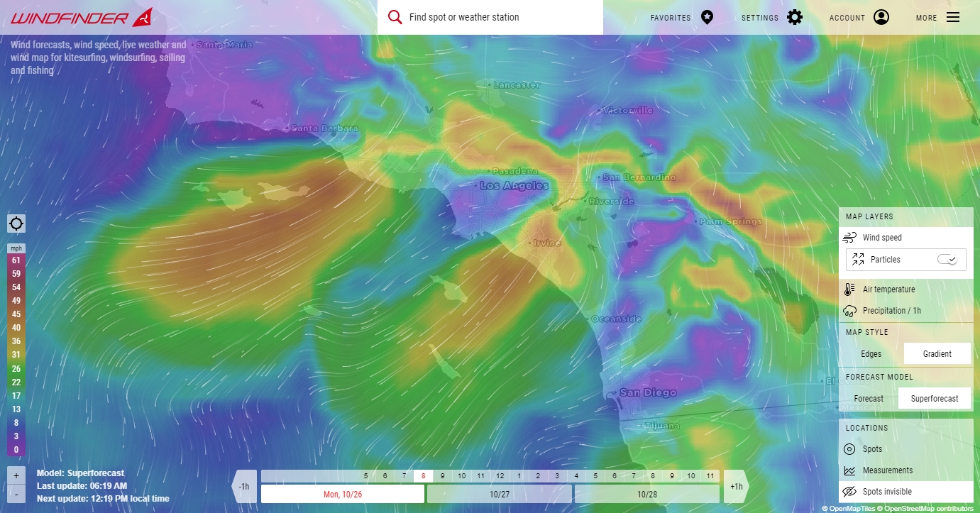 Windfinder | SoCalGIS.org