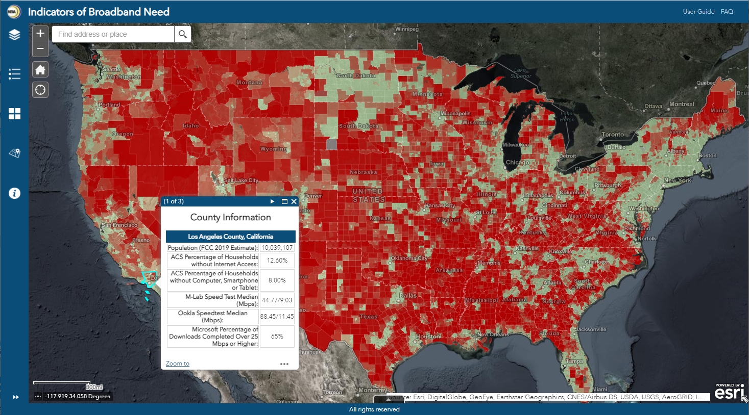 Indicators of Broadband Need Map | SoCalGIS.org