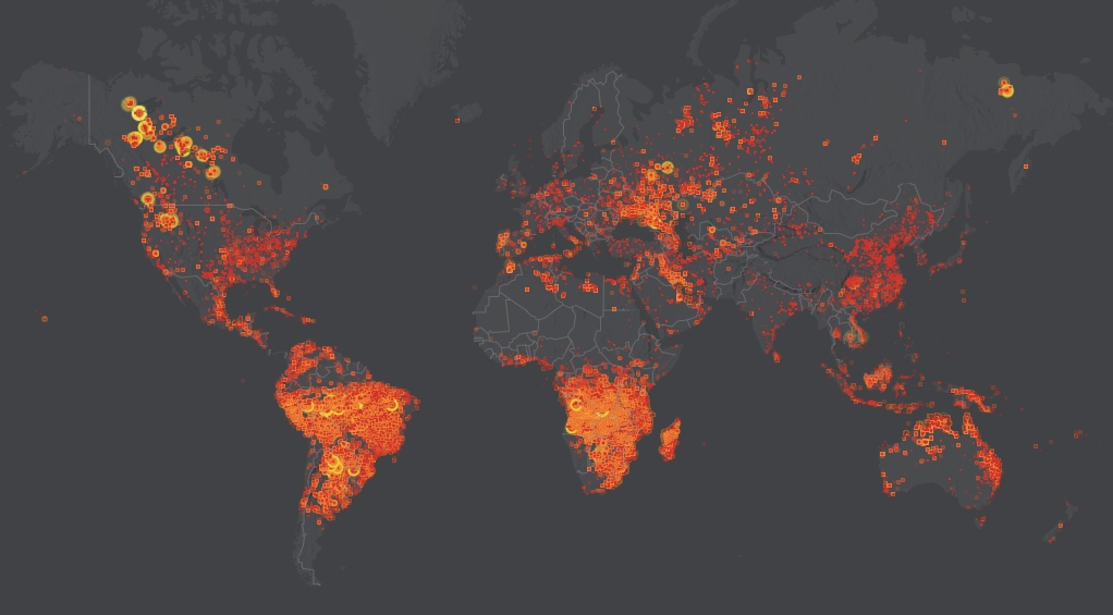 Tracking Active Wildfires | SoCalGIS.org