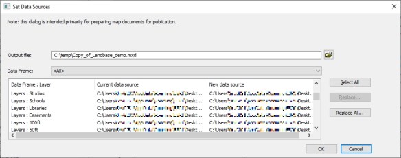 MXD – Set Data Sources | SoCalGIS.org