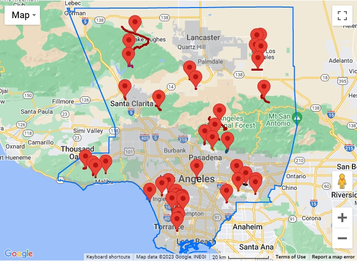 Tropical Storm Hilary Road Closures | SoCalGIS.org